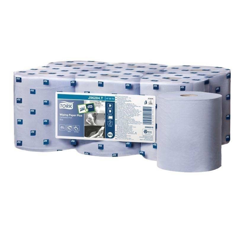 〖PepeBar.com〗 ⭐Rollo papel toalla de mano azul mecha Tork 157m 6ud CL129