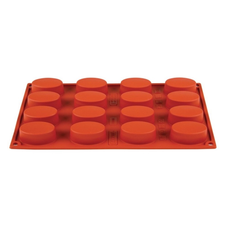 〖PepeBar.com〗 ⭐Molde ovalado de silicona x16 Pavoni N951