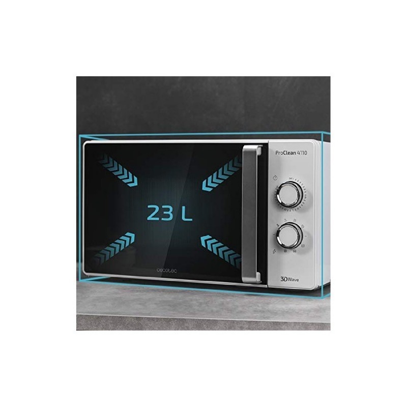 Microondas 23l con grill ProClean 4110 Cecotec