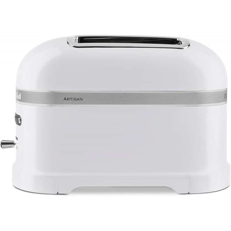 Tostadora KitchenAid 2 rebanadas blanco perla 5KMT2204EFP | PepeBar.com