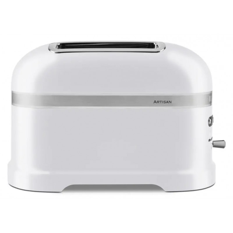 Tostadora KitchenAid 2 rebanadas blanco perla 5KMT2204EFP | PepeBar.com