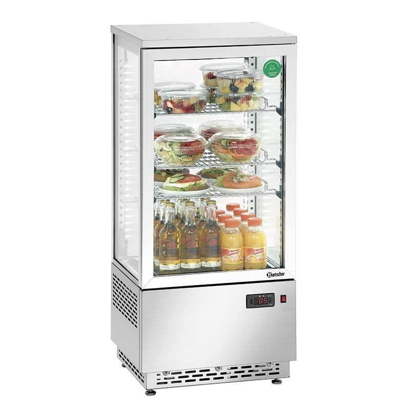 Nevera expositora ⚡Mini Vitrina expositora refrigerada 78 litros AI ...