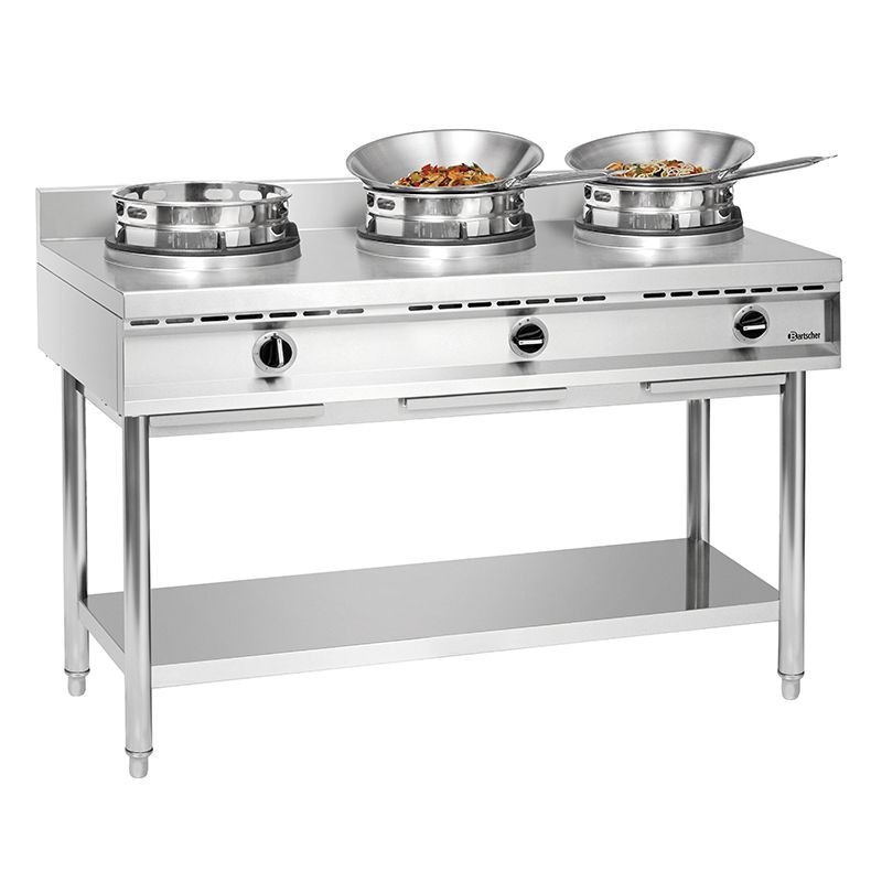 ⊛ Cocinas wok Cocina wok 3 quemadores Bartscher 1053103 | PepeBar.com